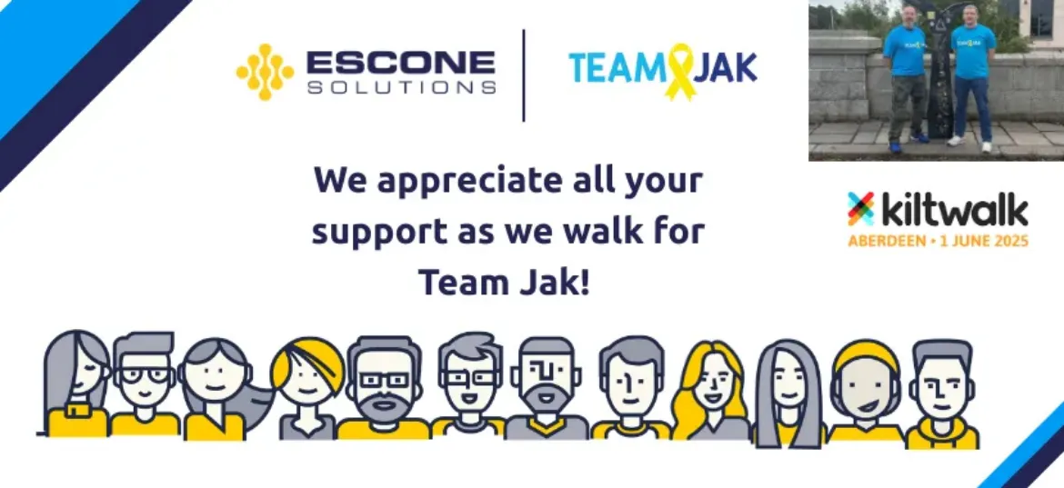 Team Jak: Escone take on the Kiltwalk Mighty Stride!