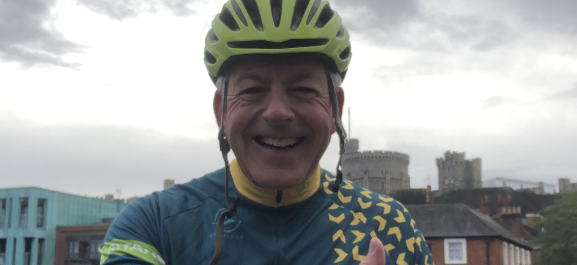 Chiltern Samaritans: Tony Hubbard Cycles 10,000 miles or 16,094 km in 2024