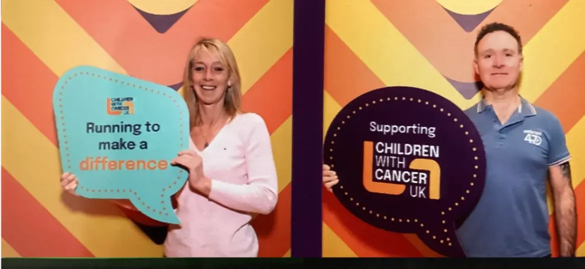 Children with Cancer UK: Sue and Carl fundraising page