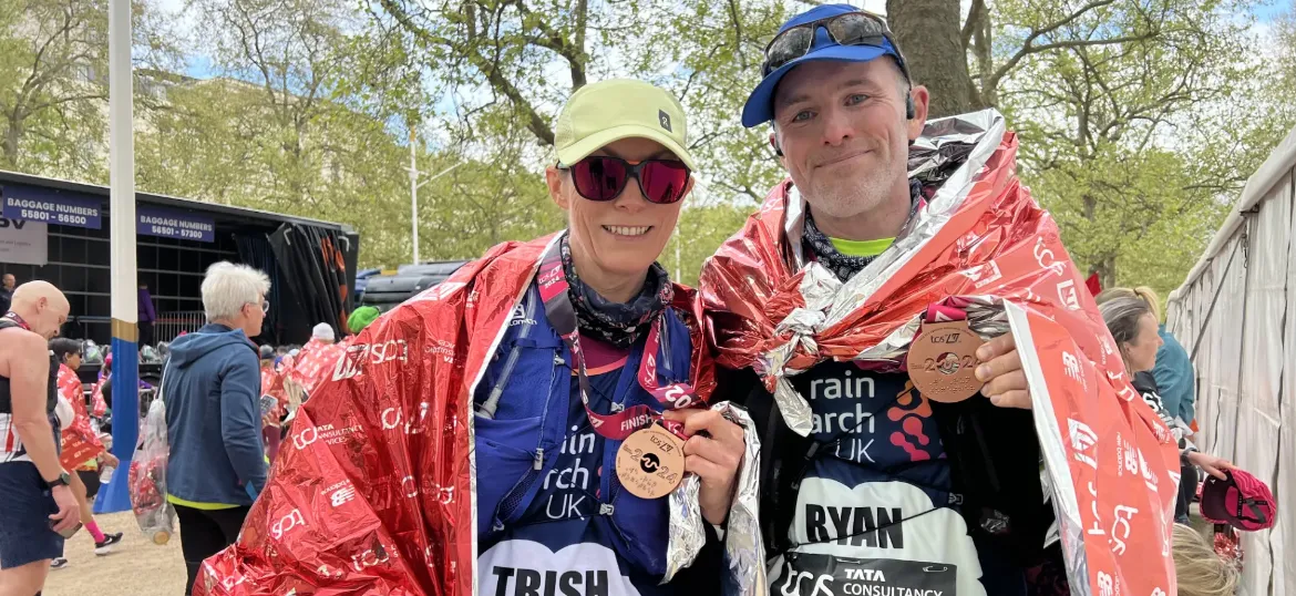 Brain Research UK: Ryan & Trish’s 2024 London Marathon Page