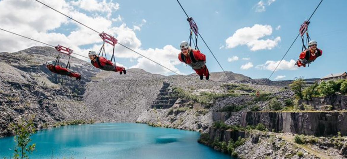 Basingstoke & District Group: Alison, Caroline & Jason France Zip Wire ...